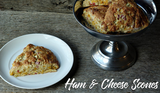 Ham and Cheese Scones | Mrs Kringle's Kitchen