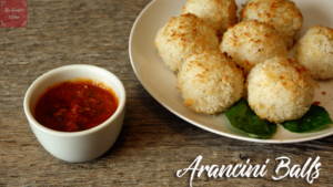 Baked Arancini Balls | Mrs Kringle's Kitchen