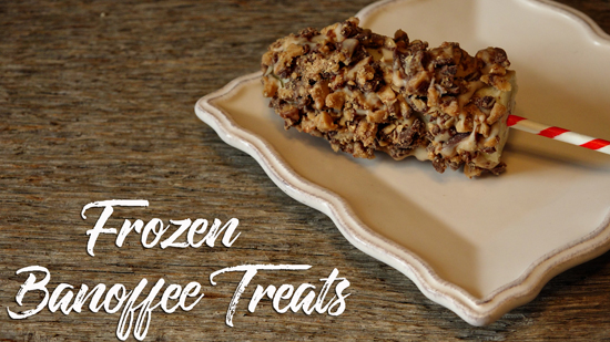 Frozen Banoffee Treats | Mrs Kringle's Kitchen